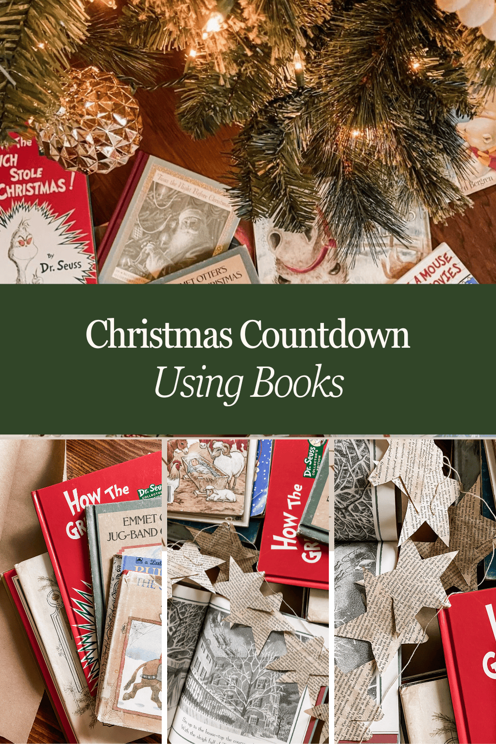 Christmas Countdown For Kids Using Books - Chasing Our Simple