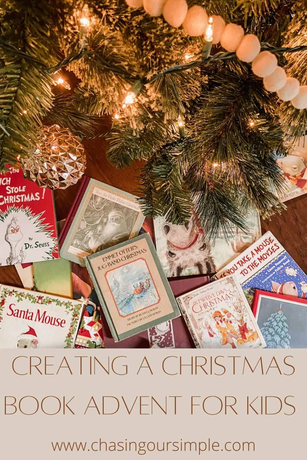 Christmas Countdown For Kids Using Books - Chasing Our Simple