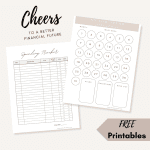 Free No Spend Tracker Printable Worksheets - Chasing Our Simple