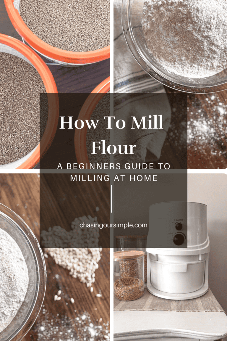 How To Mill Your Own Flour at Home & Why You Should Start - Chasing Our ...
